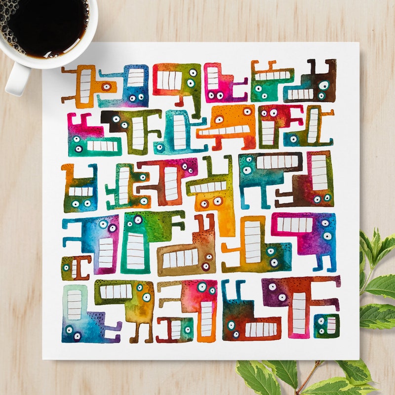 Tetris Art - Etsy