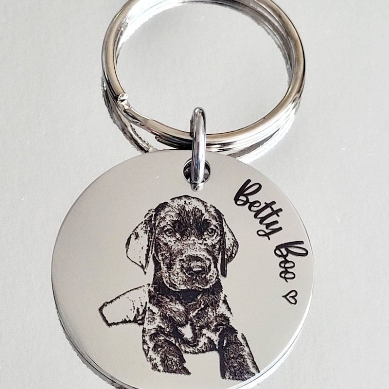 Personalised Dog Keyring - Etsy UK