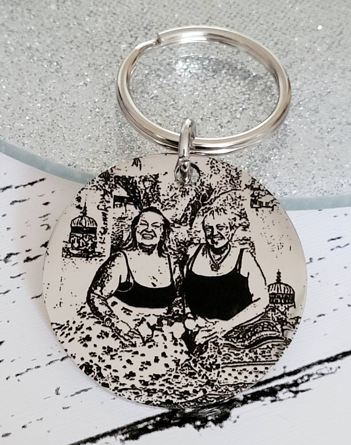 Laser Engraved Photo Keyring. Engraved From Any Clear Image. - Etsy UK