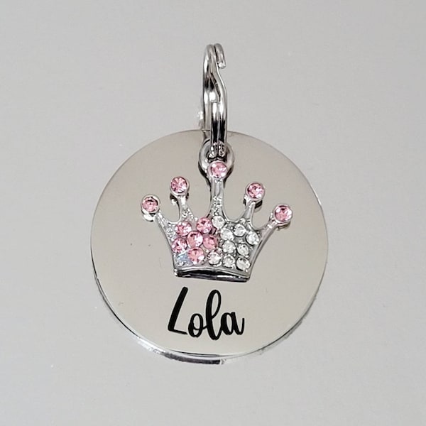 Princess Dog Tag - Etsy