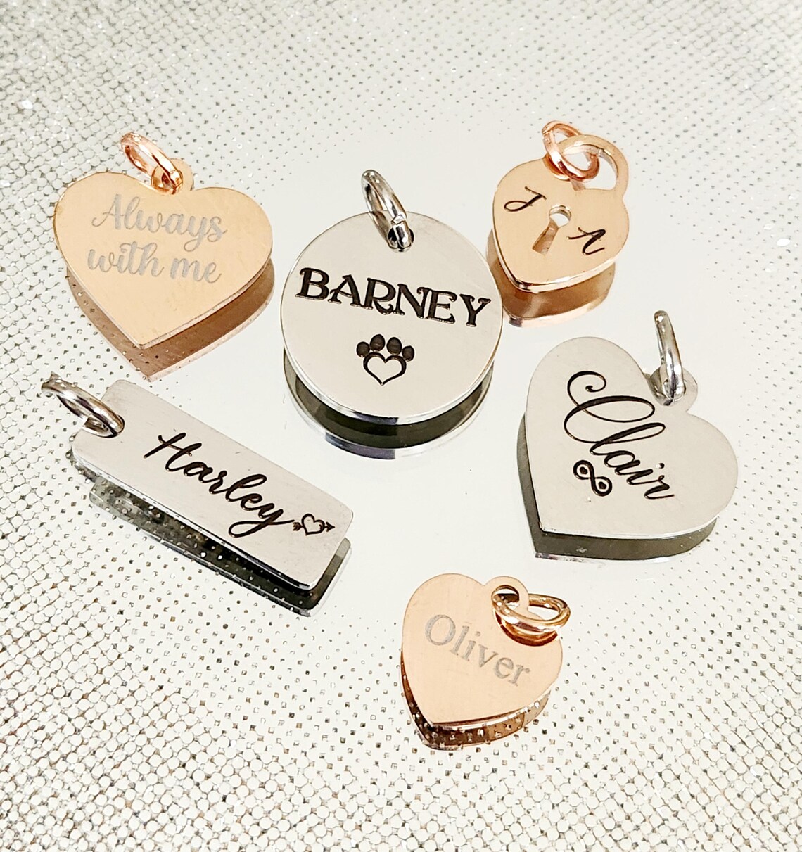 Jewellery Makers Engraved Pendants. Personalised to Order. Stainless ...