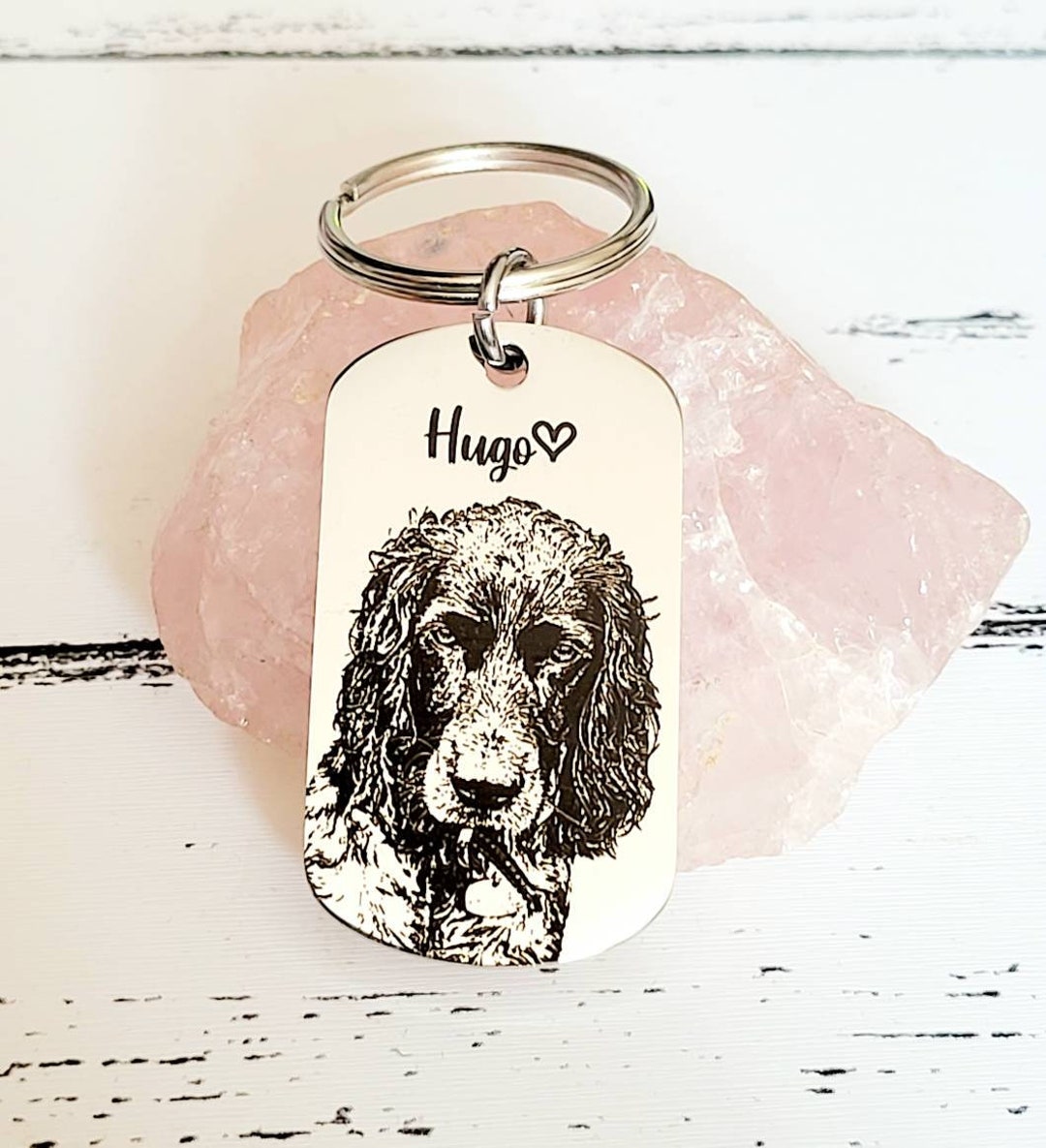 Actual Photo Keyring, From Any Photo. Dogs, Cats, Horses, Humans - Etsy