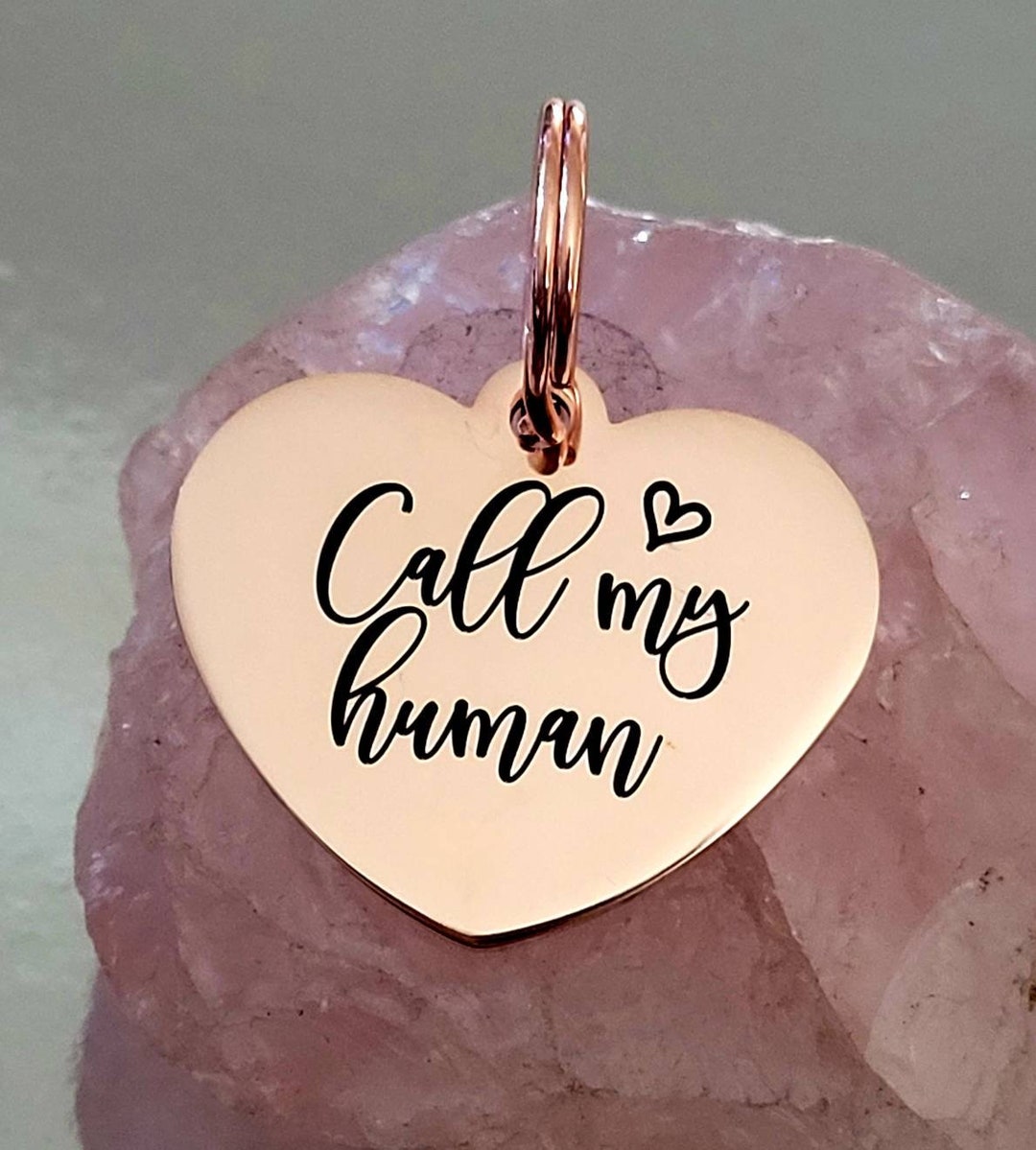 Call My Human Pet ID Tags, Laser Engraved, Stainless Steel Available in ...