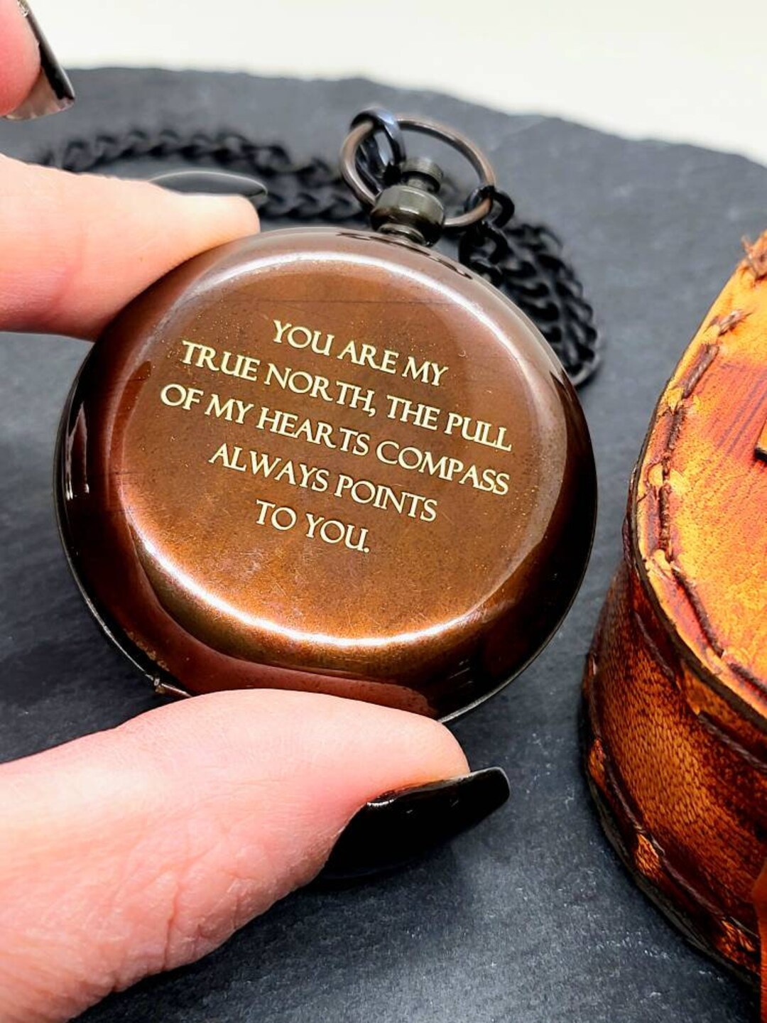 Beautiful Premium Personalised Engraved Compasses. Valentines, Partner ...