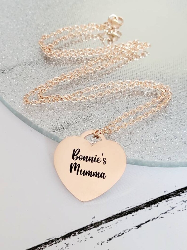 Laser Engraved Photo Necklace. Engraved From Any Clear Image. Silver ...