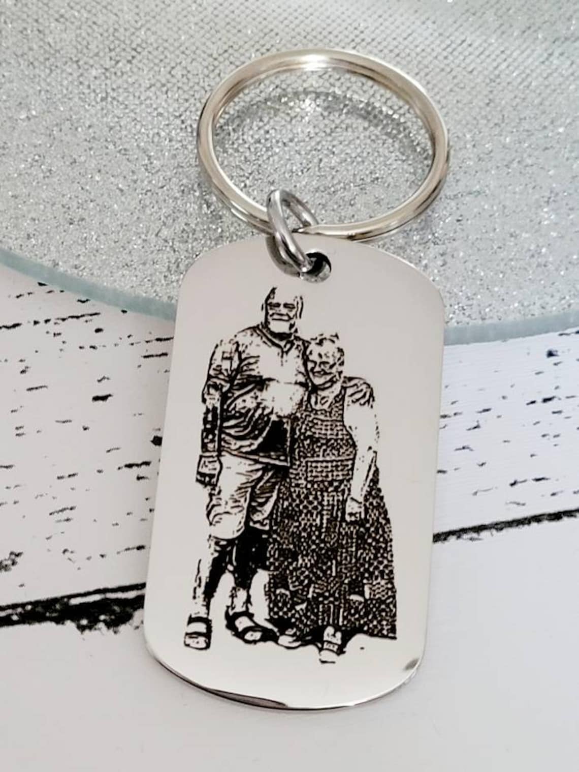 Laser Engraved Photo Keyring. Engraved From Any Clear Image. - Etsy UK