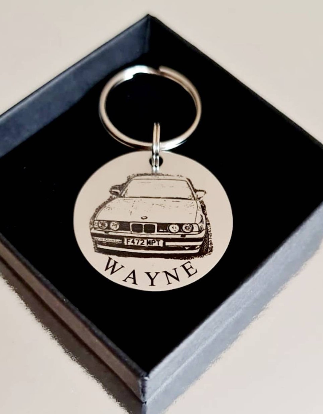 Laser Engraved Photo Keyring With Gift Box. Engraved From Any Clear ...
