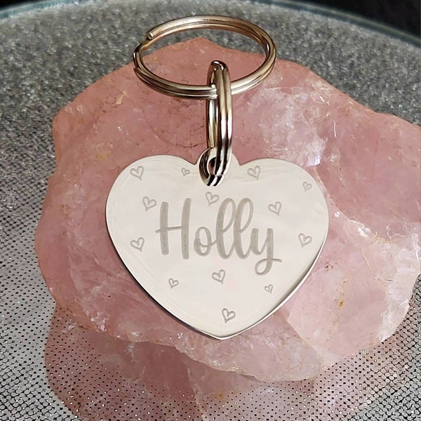 Heart Dog Tag - Etsy
