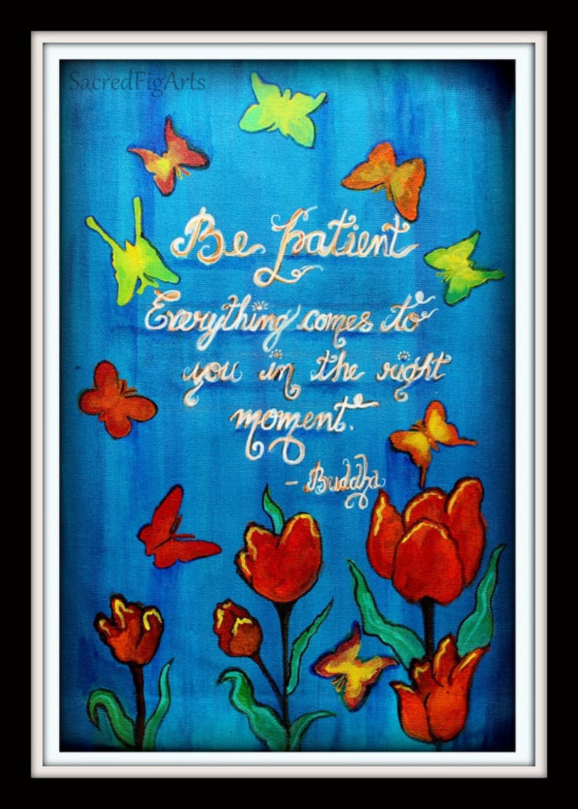 Buy Calligraphy Art, Quote Painting, Quote on Canvas, Typography Art ...