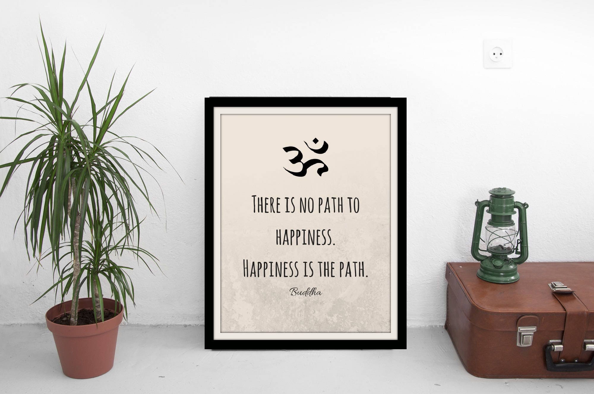 Buddha Quote, Printable Wall Art, Instant Download, Om Print, A4 ...
