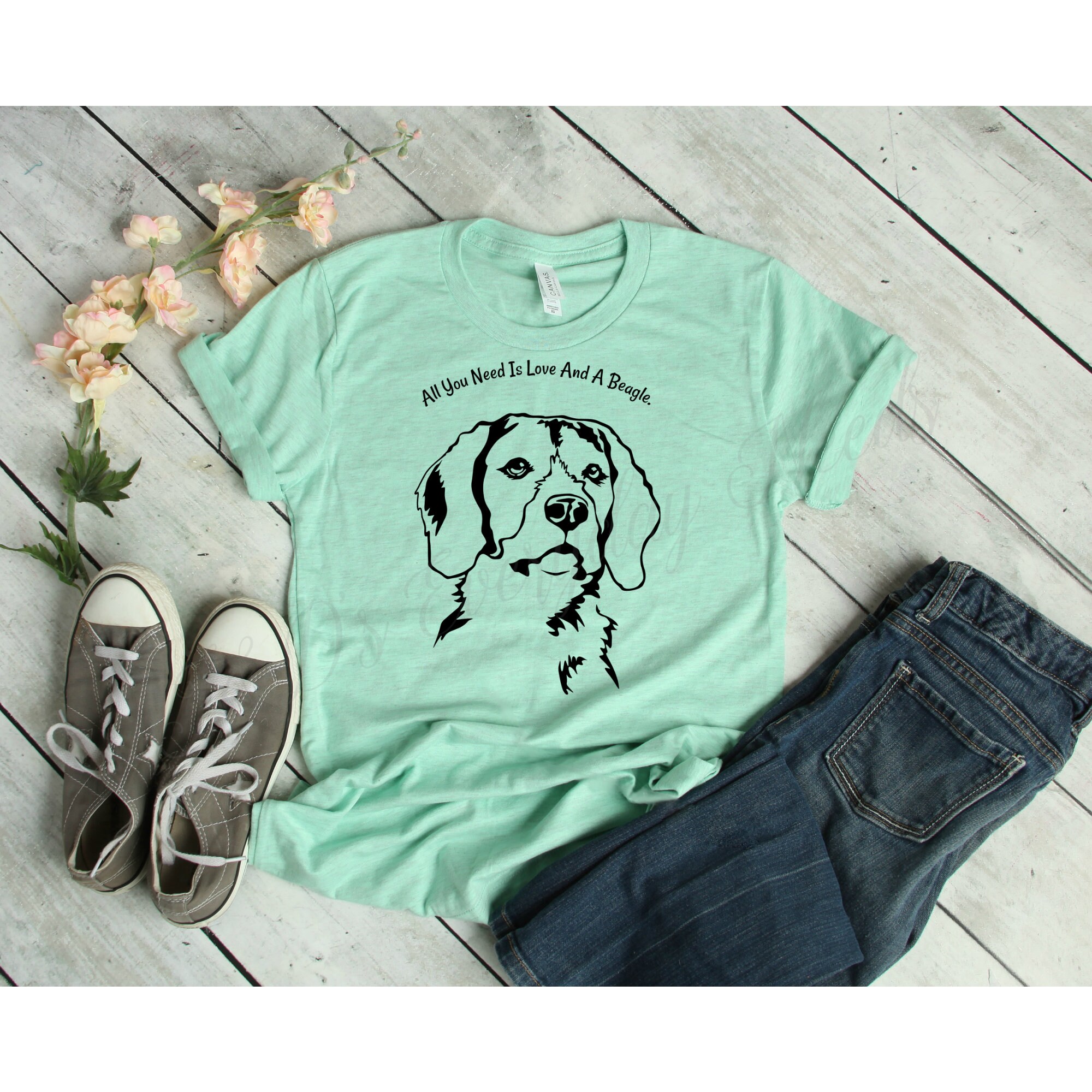 Small Beagle, Beagle Mom, All You Need is Love and A Beagle, Beagle ...