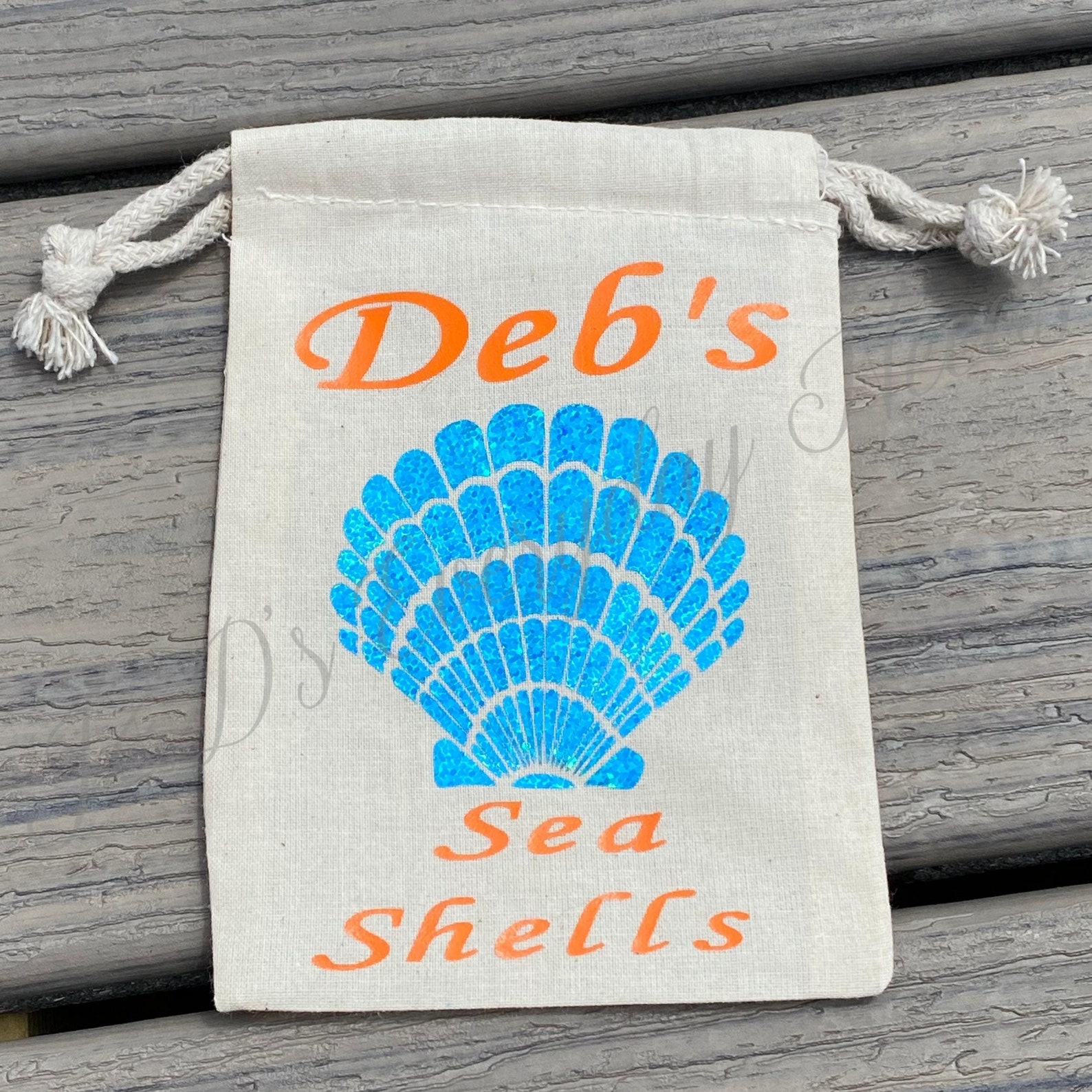 Sea Shell Bag Sea Shell Collecting Bag Personalized Seashell Bag Sea ...