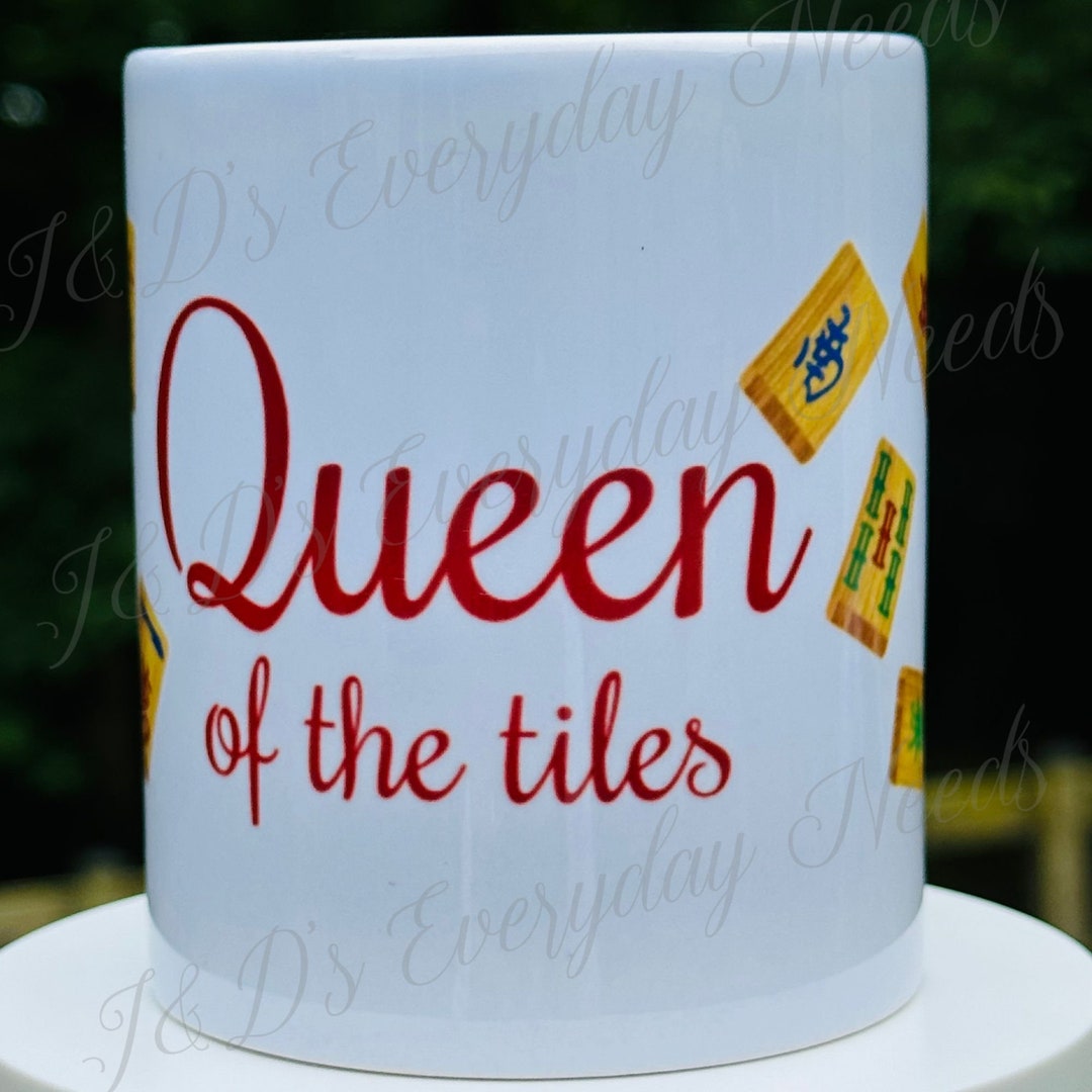 Mahjong Queen Mug: Ladies Night Game Gift - Etsy