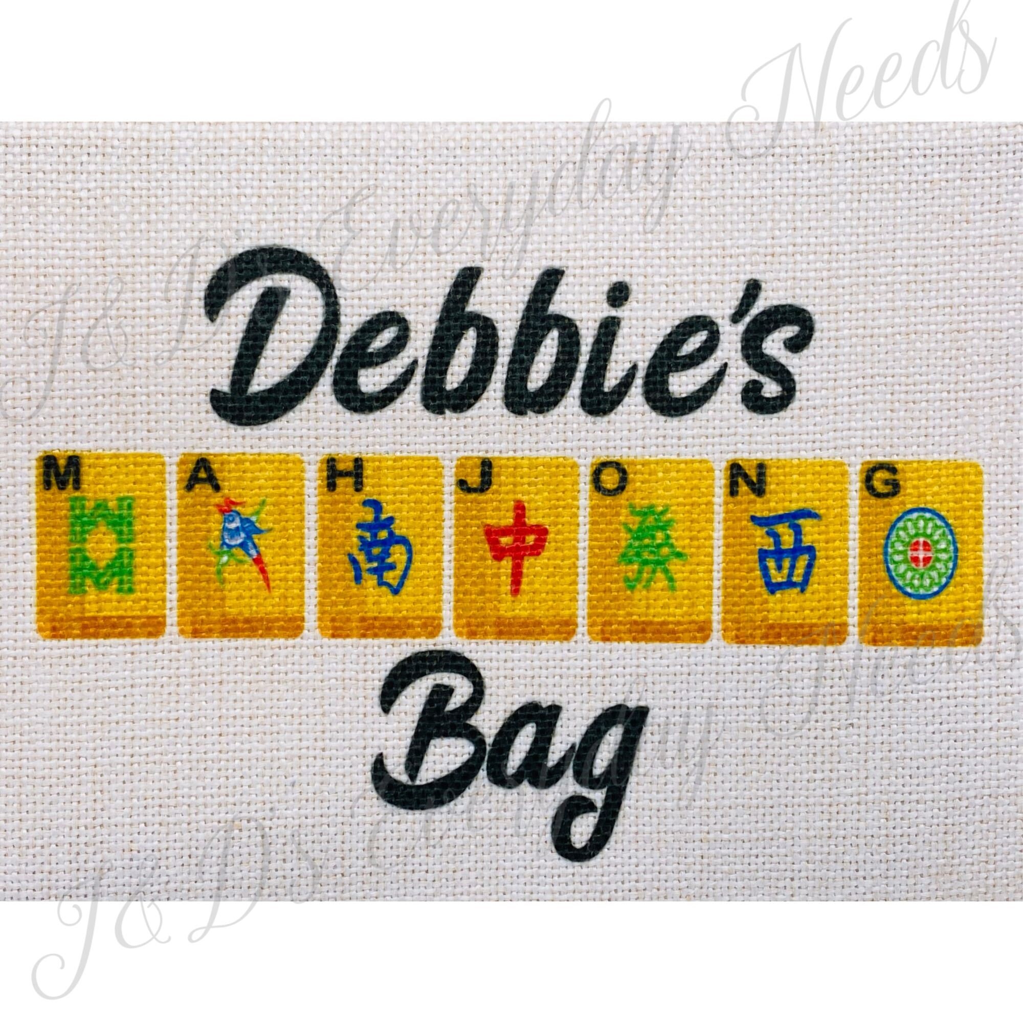 Custom Mahjong Bag Mahjong Bag Mahjong Gifts Personalized Mahjong Bag ...