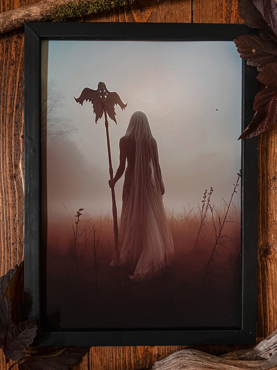 The Keeper of Light Art Print: Dark and Moody Wall Decor - Etsy