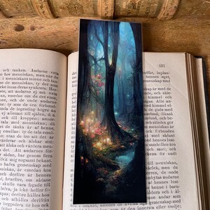 Enchanted Forest Bookmark, Fantasy Bookmark, Fairycore Book Lover Gift ...