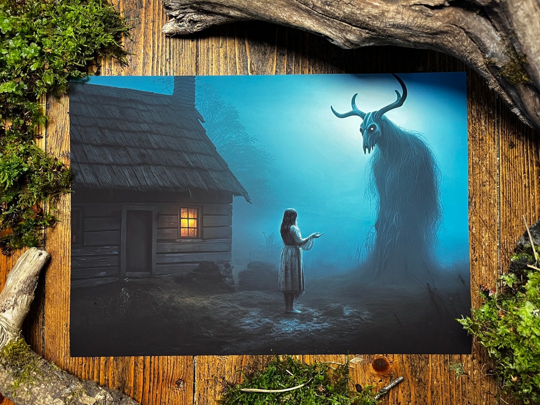 Dark Forest Art Print: Gothic Horror Illustration, Witchy Home Decor - Etsy