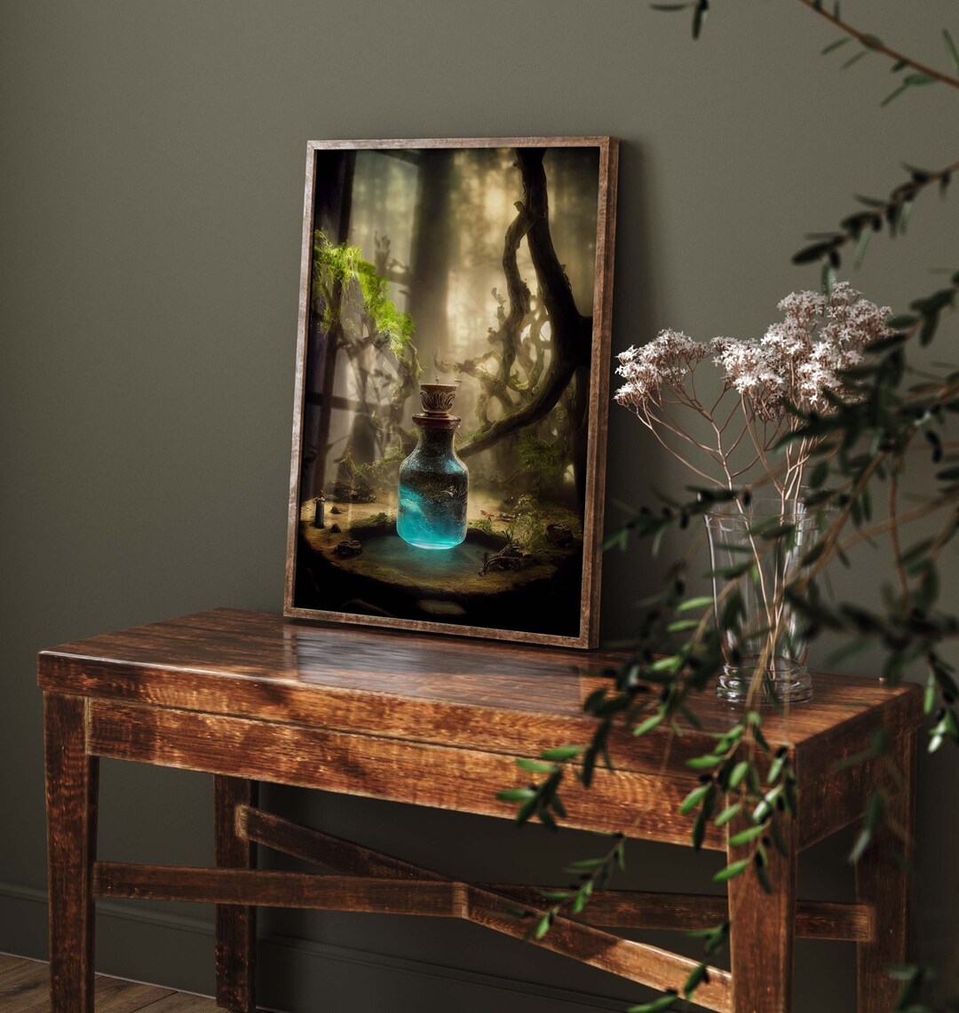 Magic Potion Art Print Wall Art Digital Illustration - Etsy