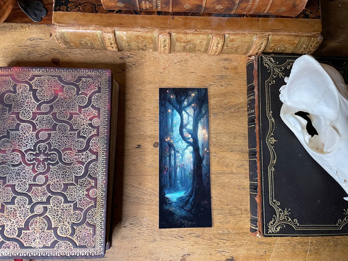 Enchanted Forest Bookmark Fantasy Bookmark Fairycore Book - Etsy