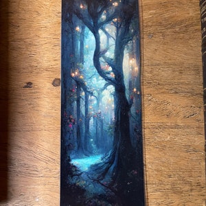 Enchanted Forest Bookmark, Fantasy Bookmark, Fairycore Book Lover Gift ...