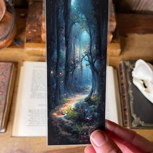 Enchanted Forest Bookmark, Fantasy Bookmark, Fairycore Book Lover Gift ...