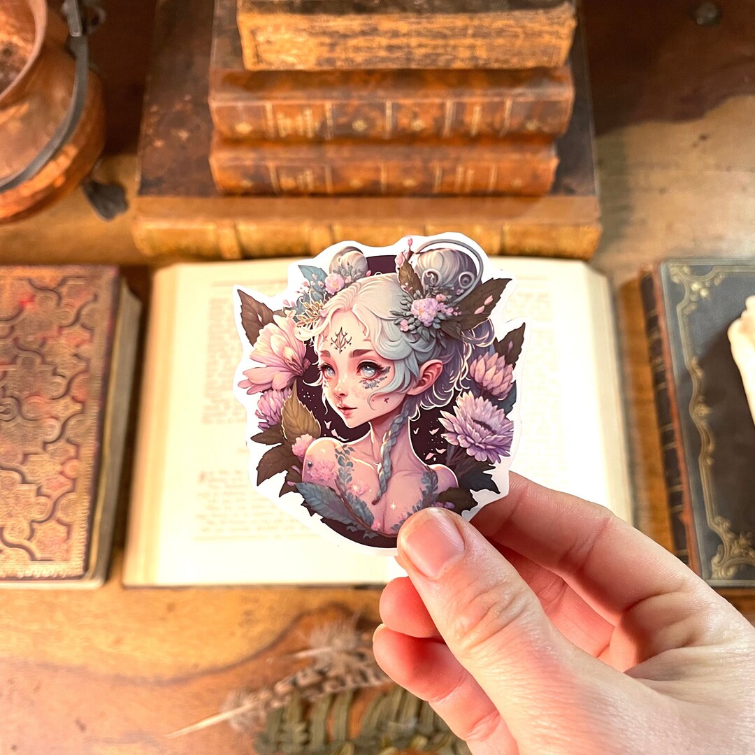 Fairy Girl Vinyl Sticker Fairycore Gift - Etsy