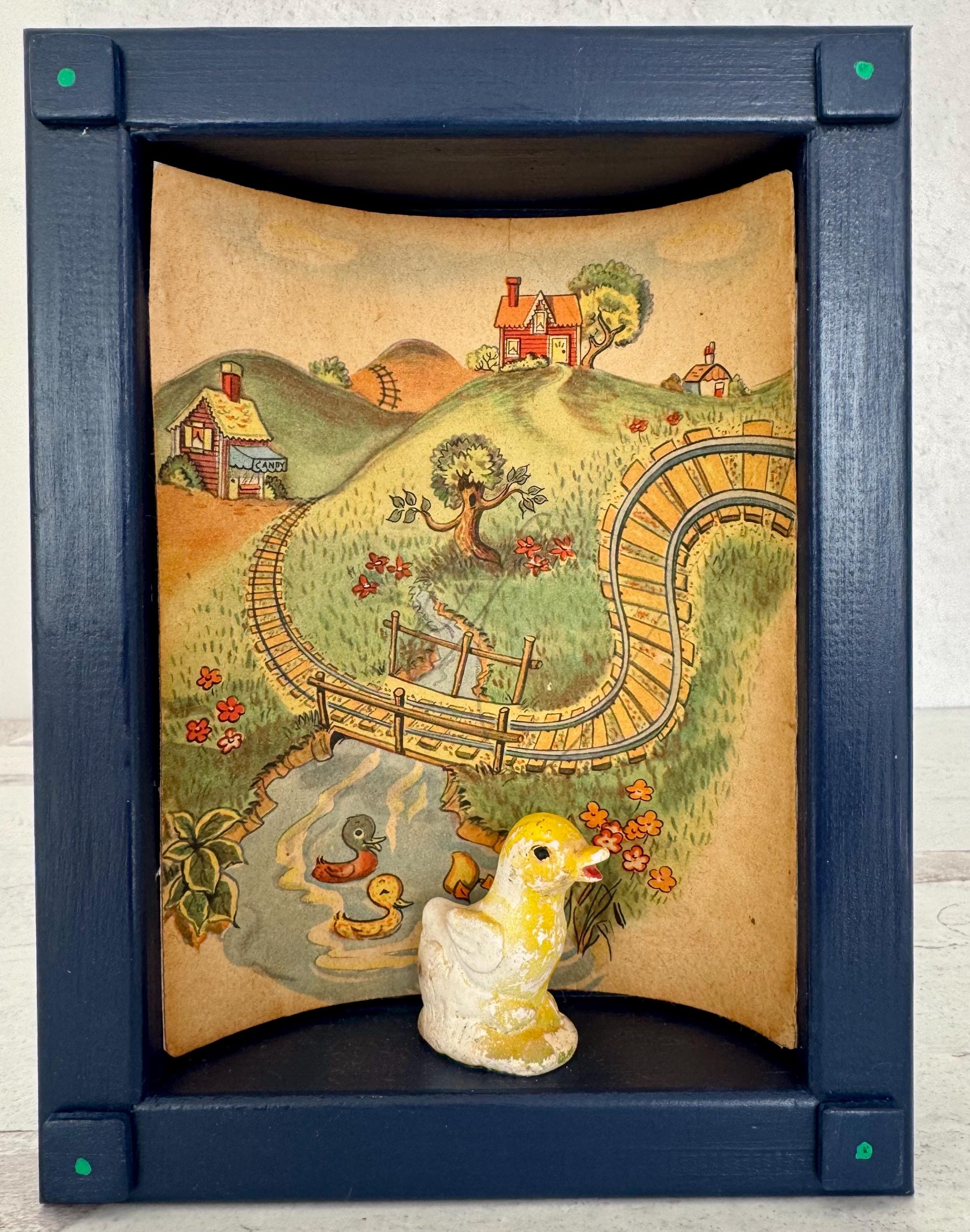 Vintage Duck Storybook Box - Etsy