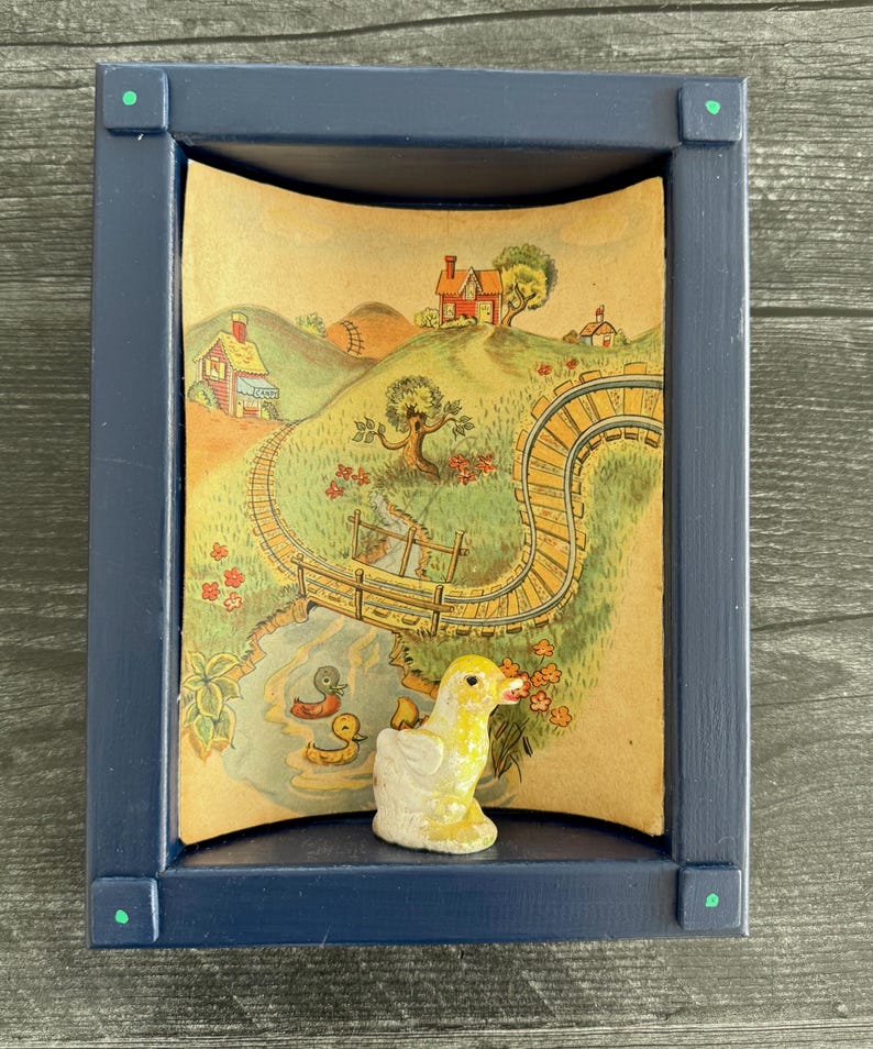 Vintage Duck Storybook Box - Etsy