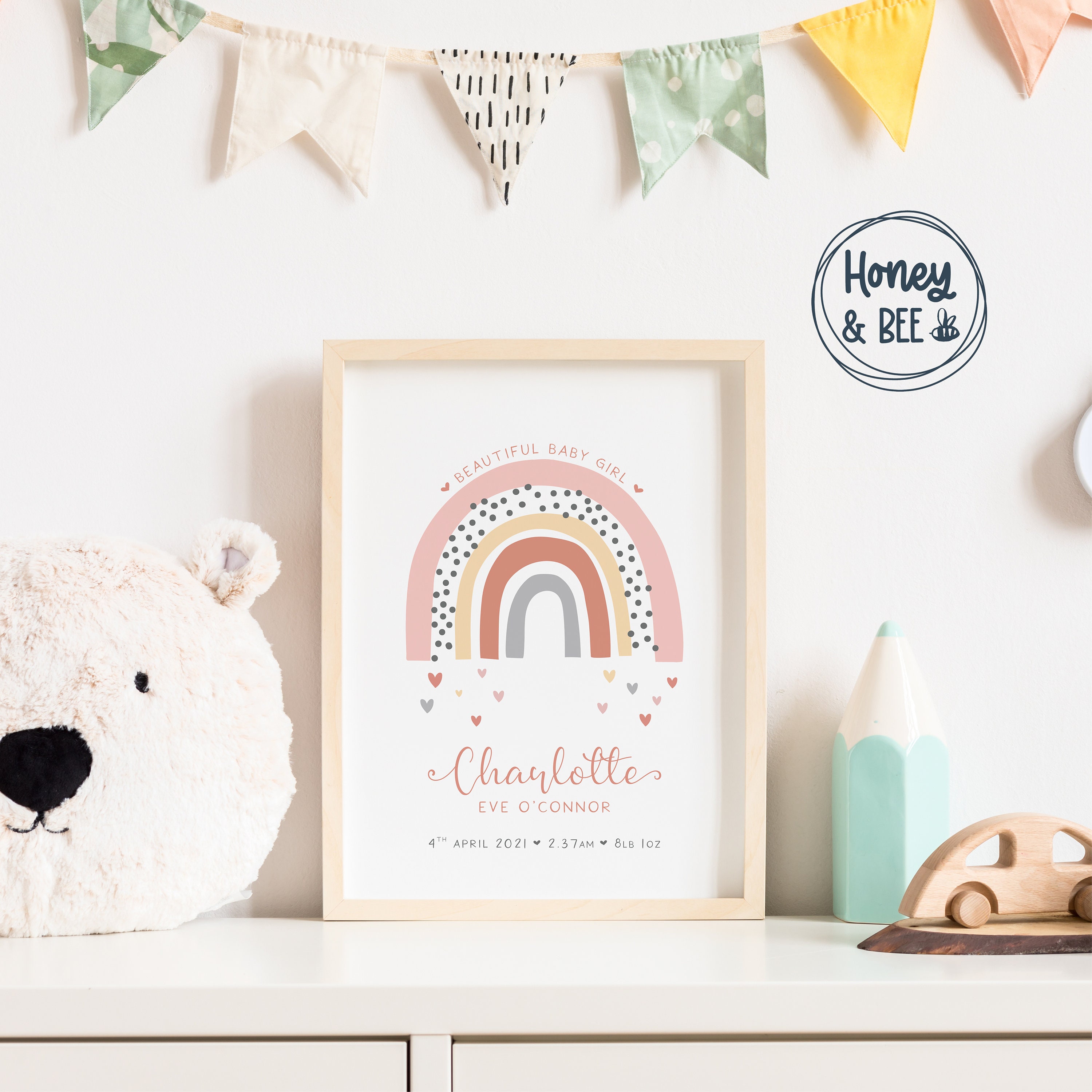 DIGITAL DOWNLOAD New Baby Print Birth Print Personalised | Etsy