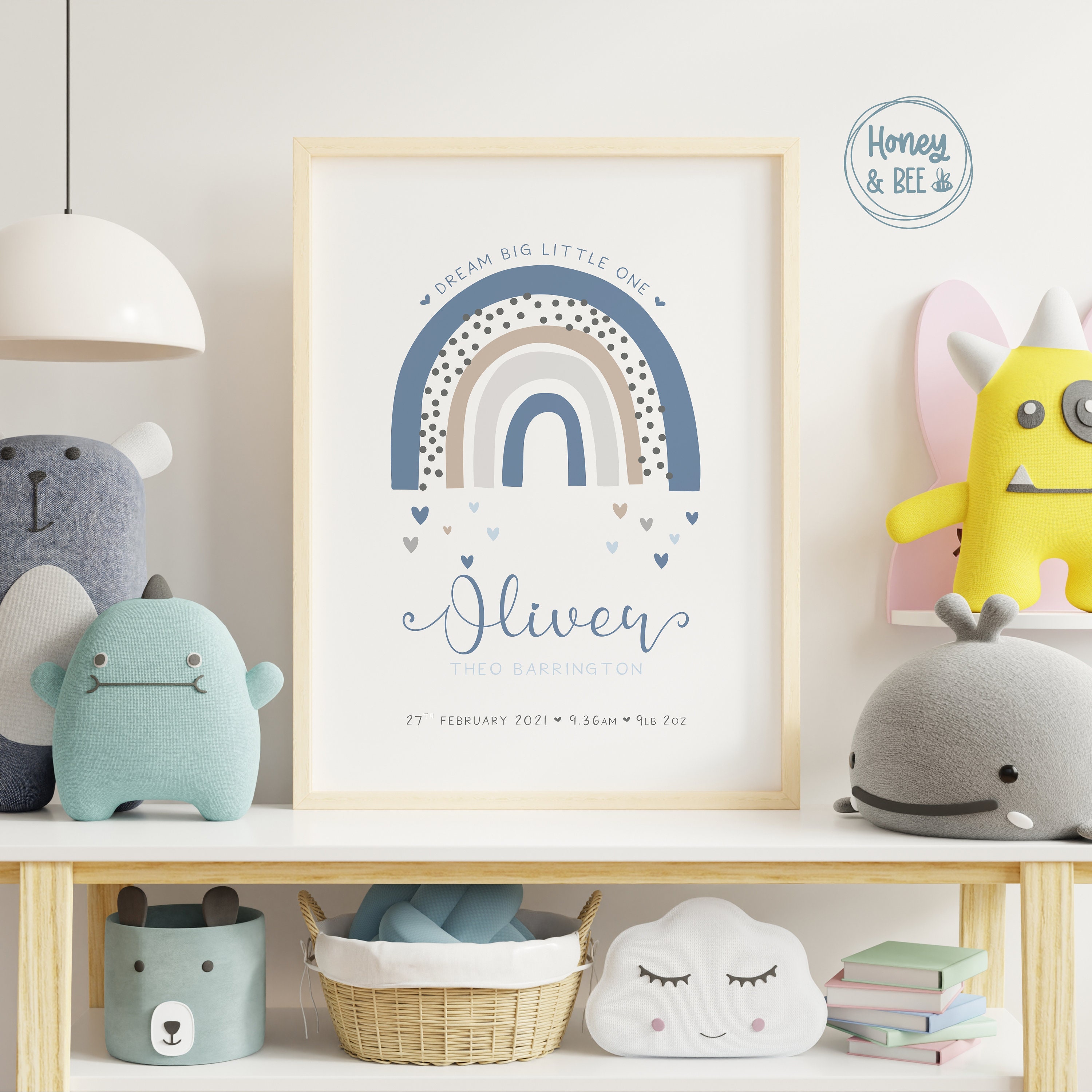 DIGITAL DOWNLOAD New Baby Print Birth Print Personalised | Etsy