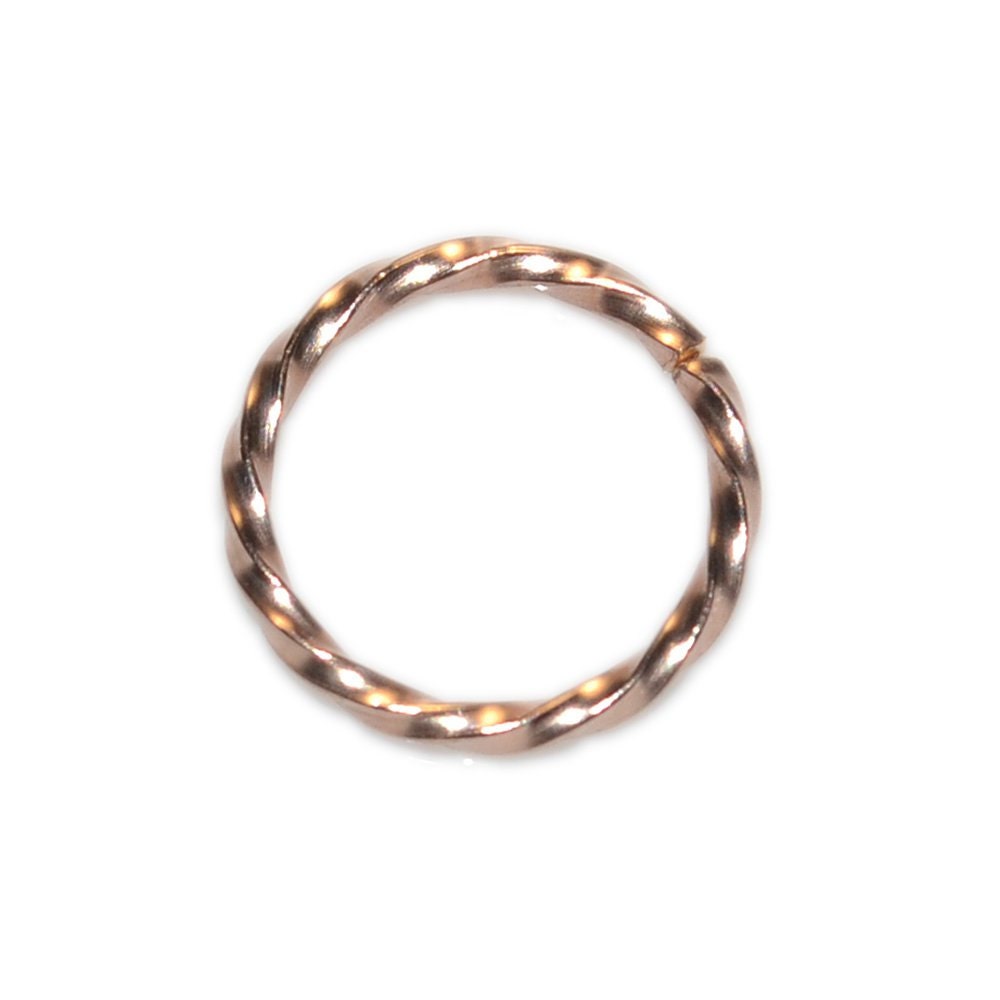 Gold Twisted Septum Ring 16g / Septum Piercing Septum Jewelry - Etsy