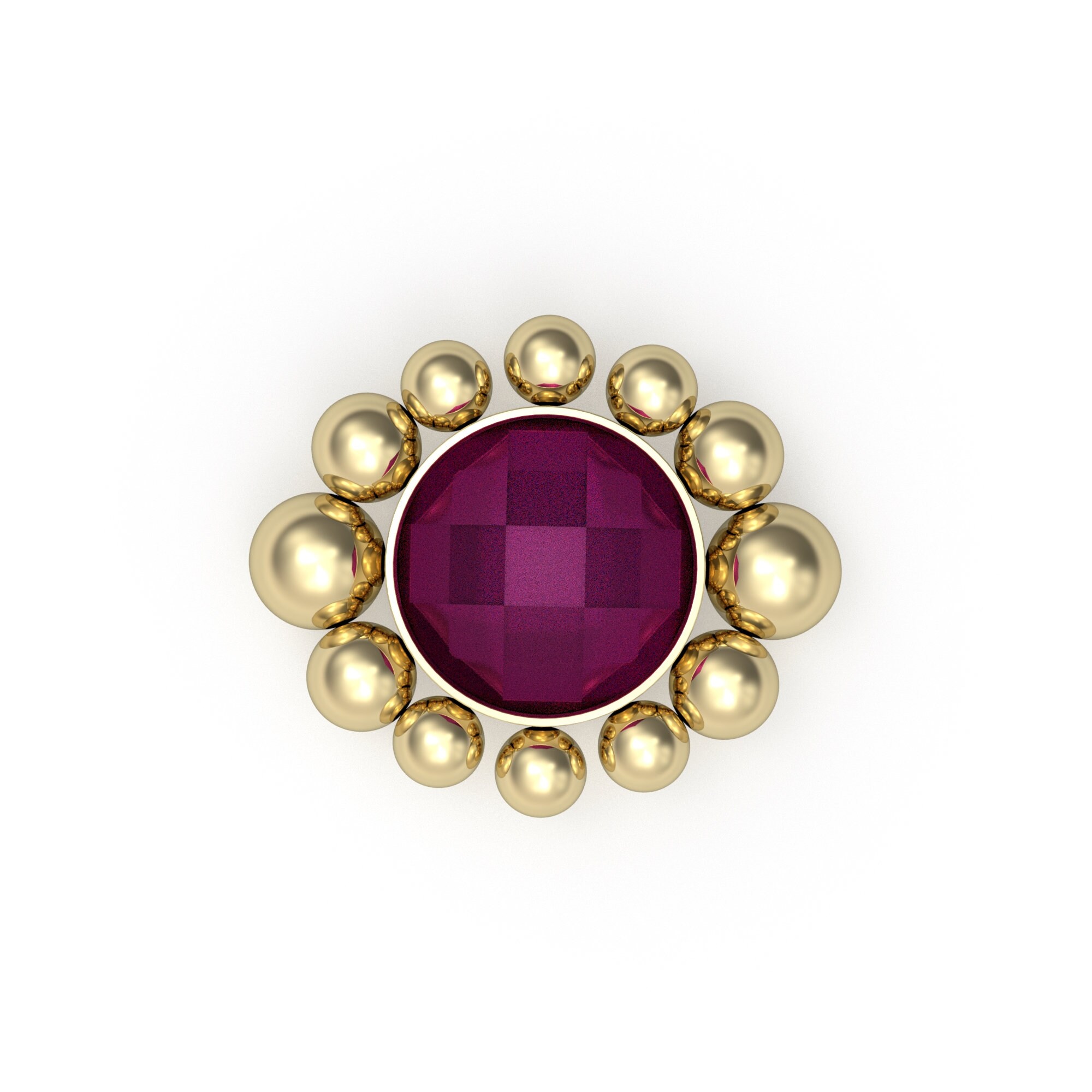 Ruby Nose Bone Surgical Steel Nose Stud Ring Nose Earring Nose - Etsy UK