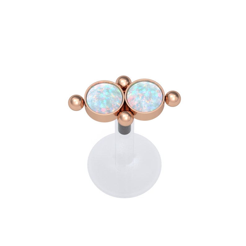 Opal Monroe Lip Ring Bioflex Lip Labret Medusa Lip Stud Medusa | Etsy