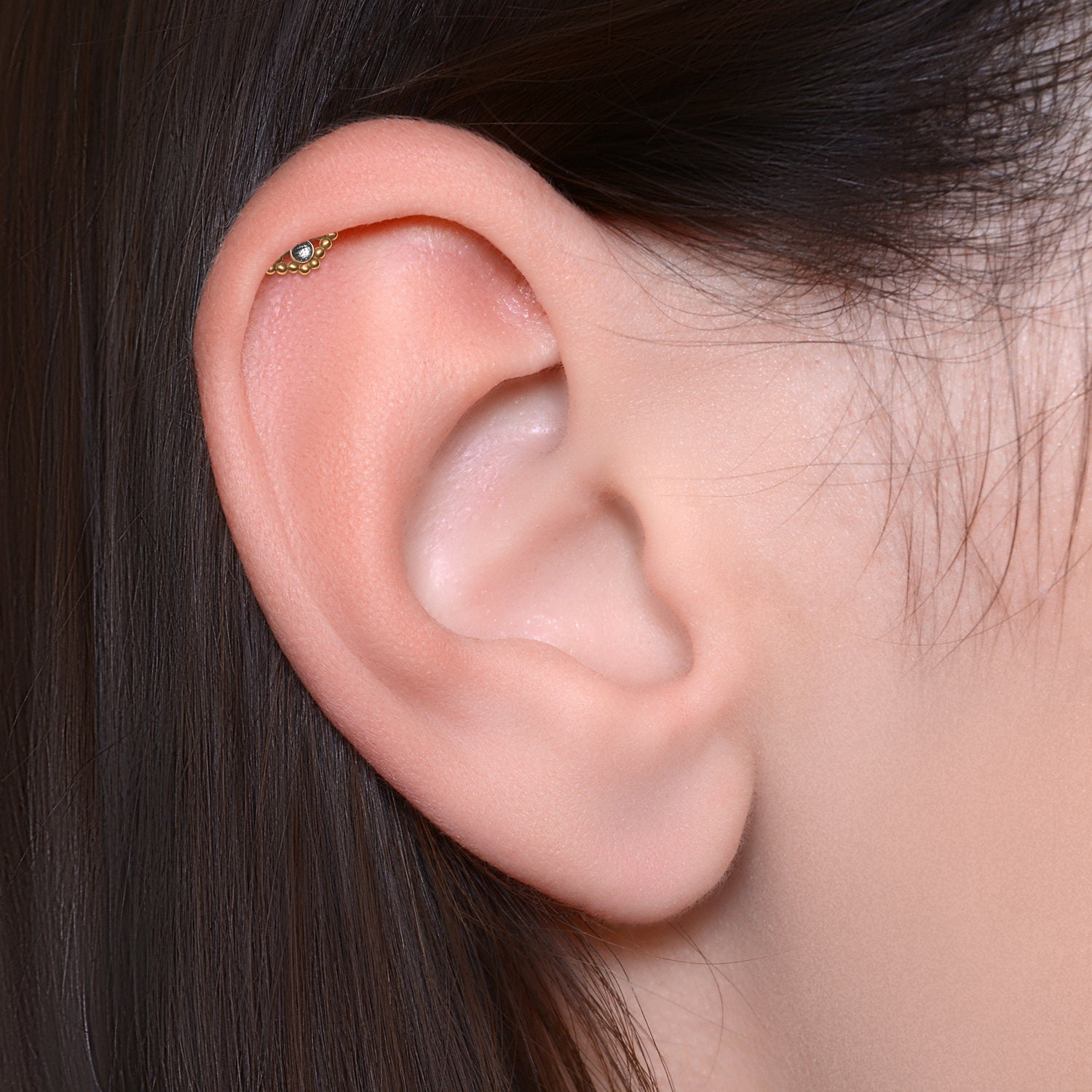 316L Surgical Steel Cartilage Piercing / Flat Back Helix Stud | Etsy