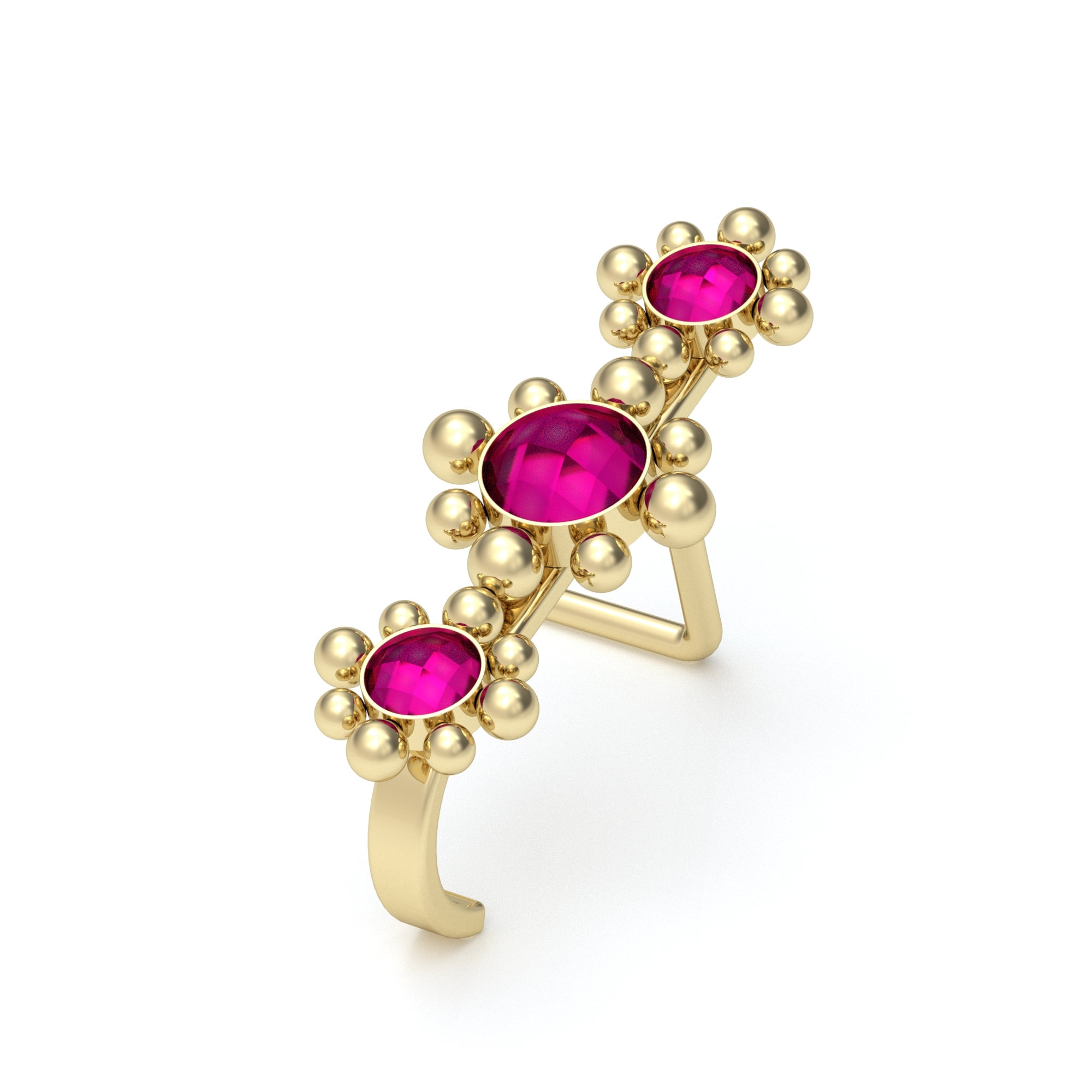 Ruby Nose Ring Hoop 22g 20g 18g 16g Surgical Steel Nose Stud - Etsy UK