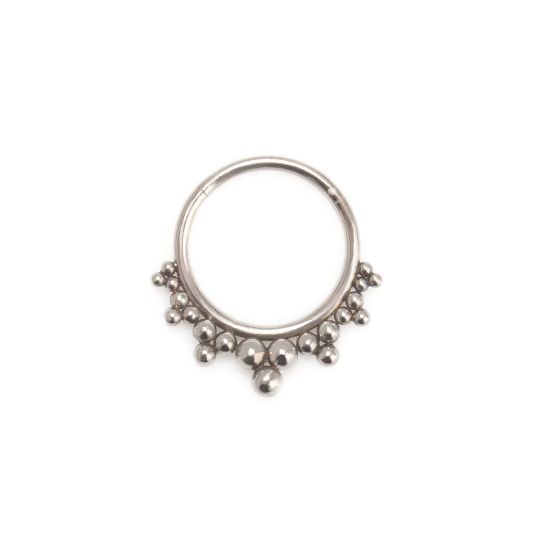 Septum Clicker Jewelry Surgical Steel 14g / Daith Ring, Septum Ring ...
