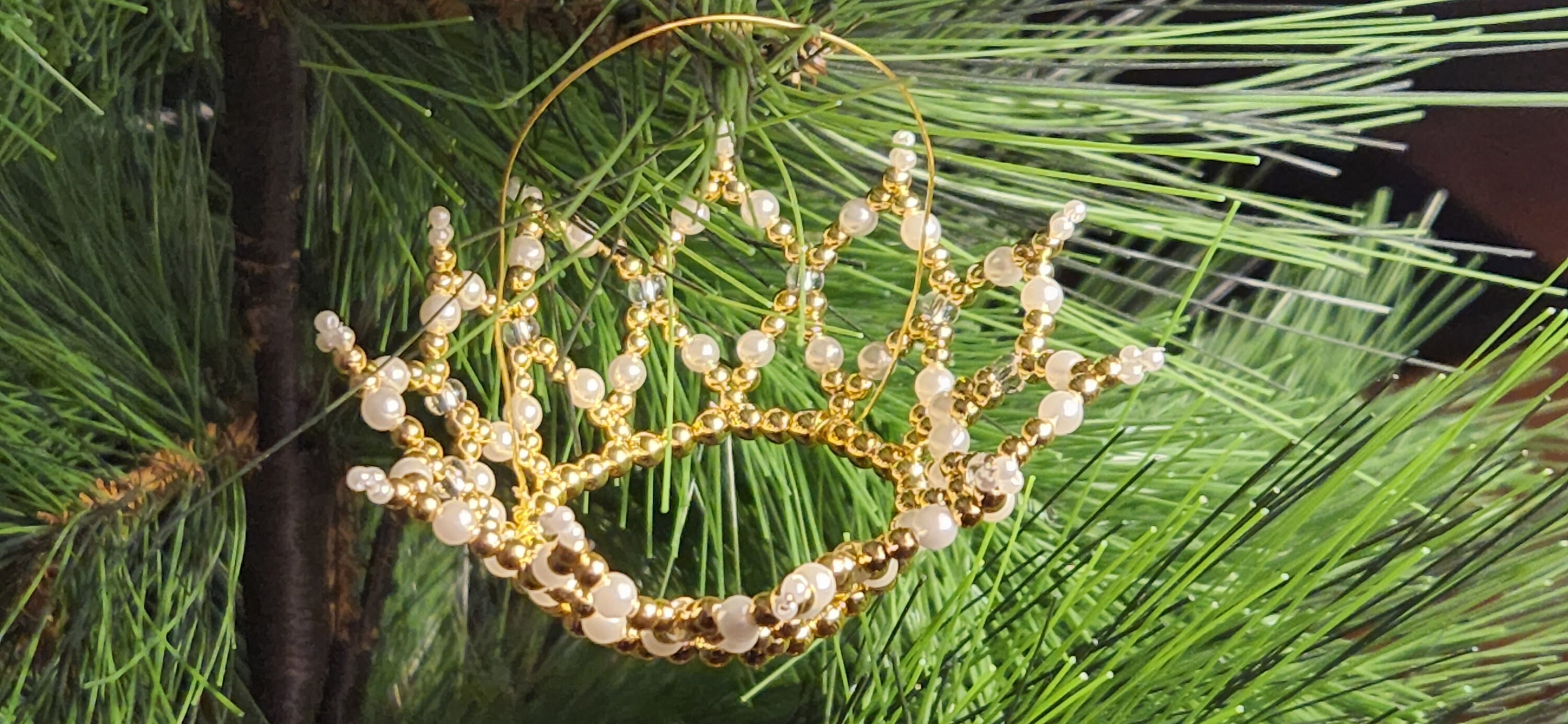 Chrismon Ornament a Crown for the King - Etsy