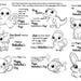 Printable Cute Animal Valentine's Day Cards Double Sided Name-filler ...