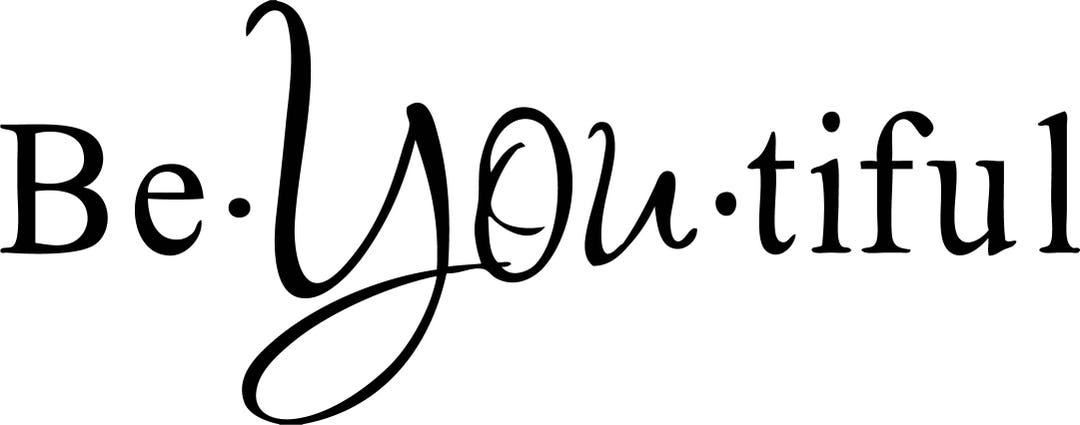 Be You Tiful Printable Wall Art - Etsy