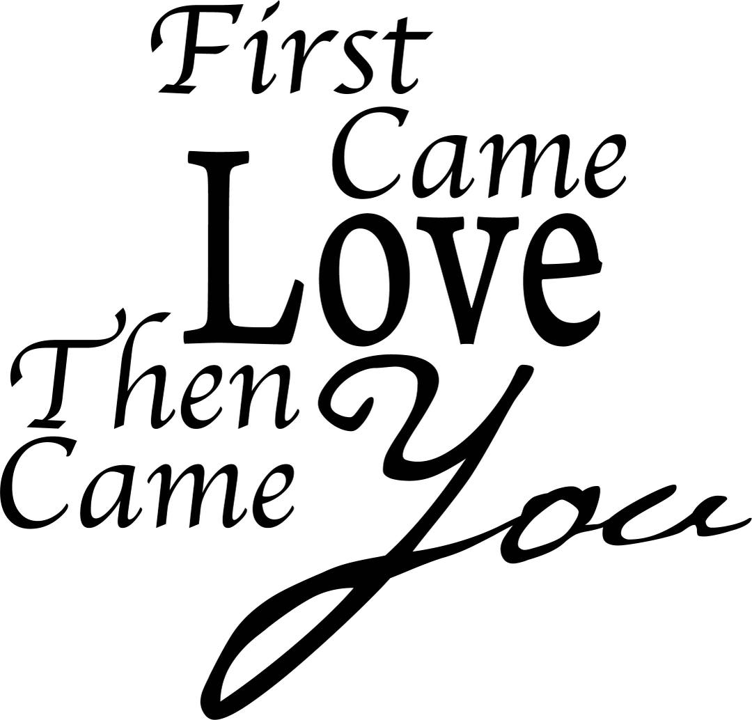 First Came Love Then Came You Printable Wall Art - Etsy