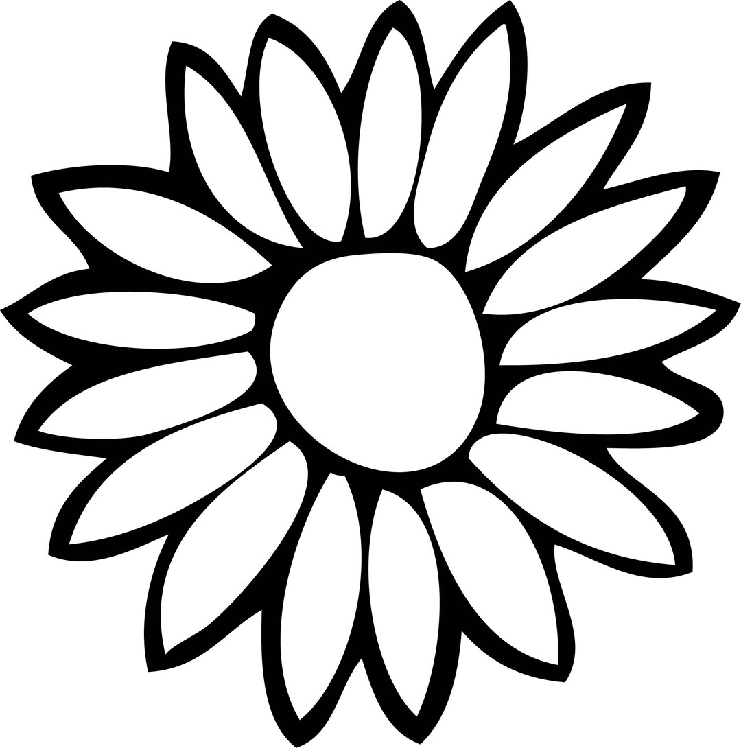 Flower White Printable Wall Art - Etsy