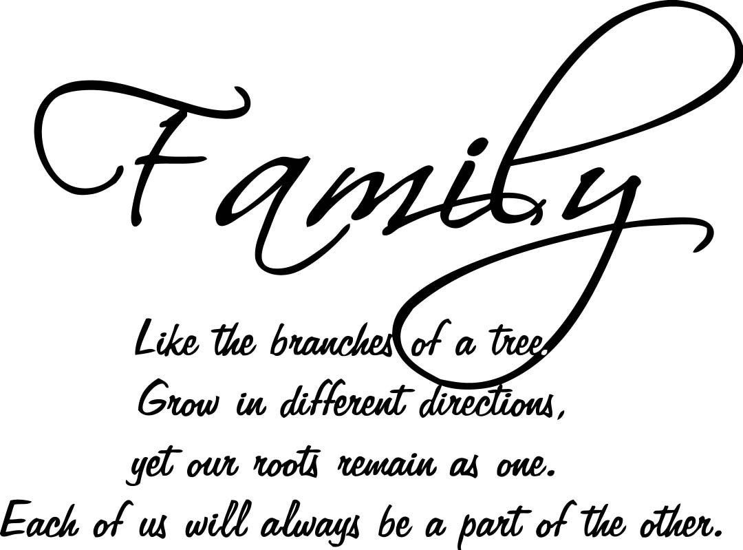 Family is Like the Branches Printable Wall Art - Etsy