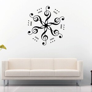 MN02 8th Note X6 Music Note DIY Sticker Home Décor Wall Art - Etsy