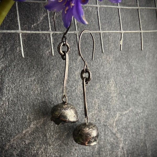 Oxidised Earrings - Etsy