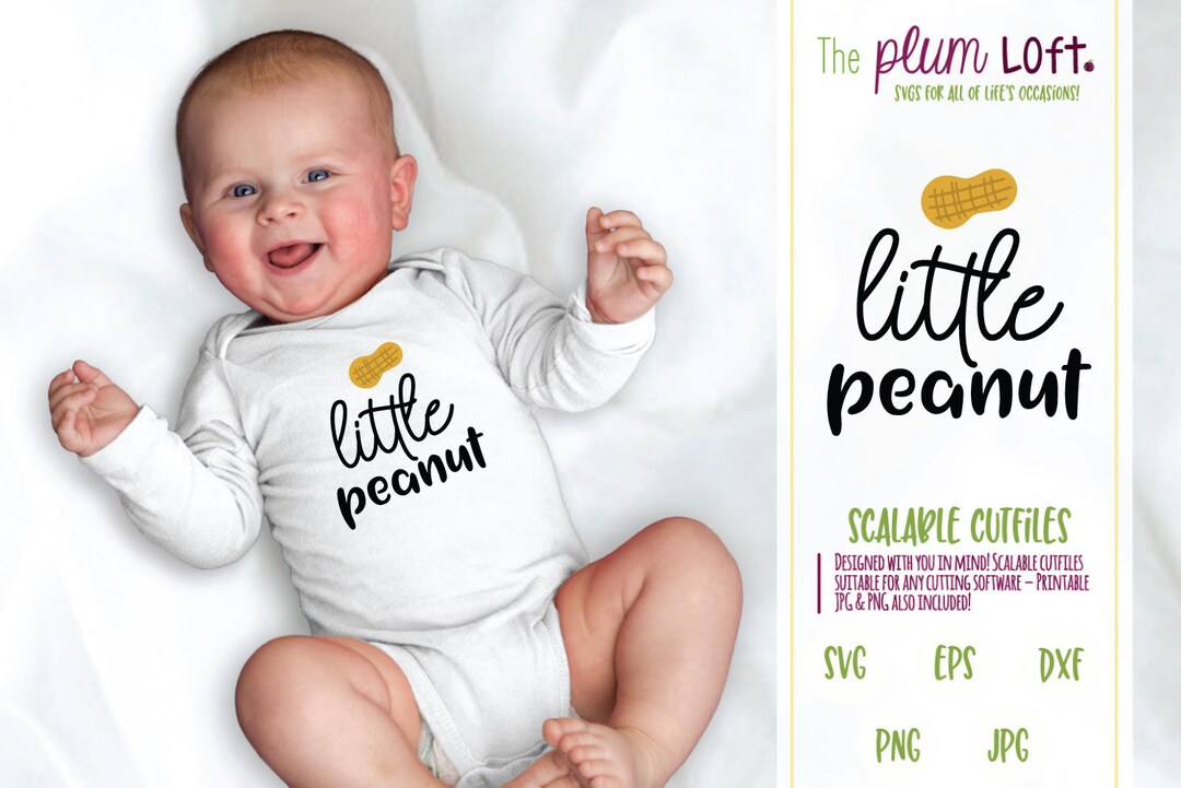 Little Peanut Baby Design SVG Cutting File for Cutting - Etsy