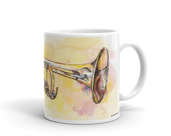 Sorry I Tooted Mug. Funny Trumpet Mug. Trumpet Player Gift. Trumpet ...