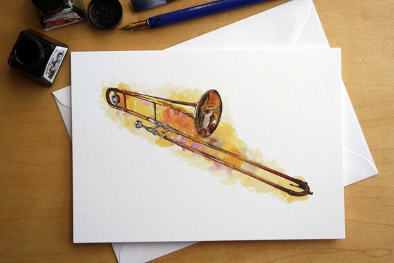 Trombone Drawing Trombone Man From Steve's Sketchbook Art By
