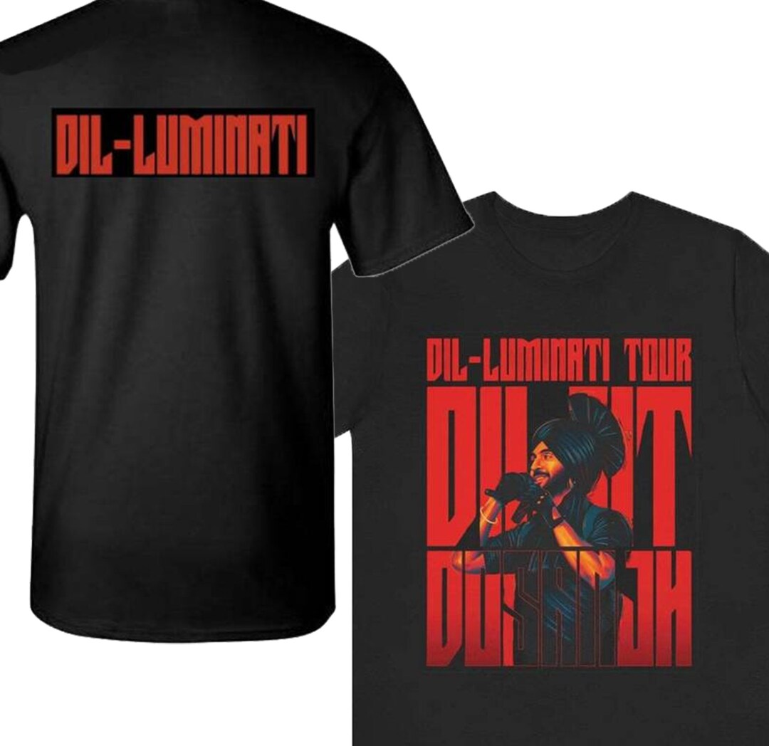 DILJIT DOSANJH 2024 Dil-luminati Tour T-shirt, Concert Shirt, Diljit ...