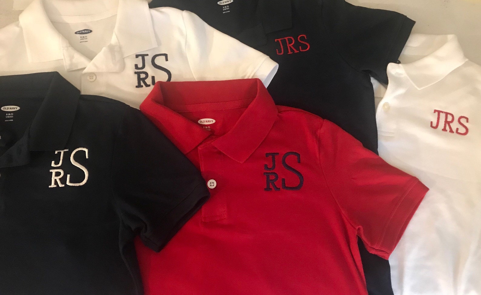 Monogrammed Boys' School Uniform Polo / Personalized School Uniform ...
