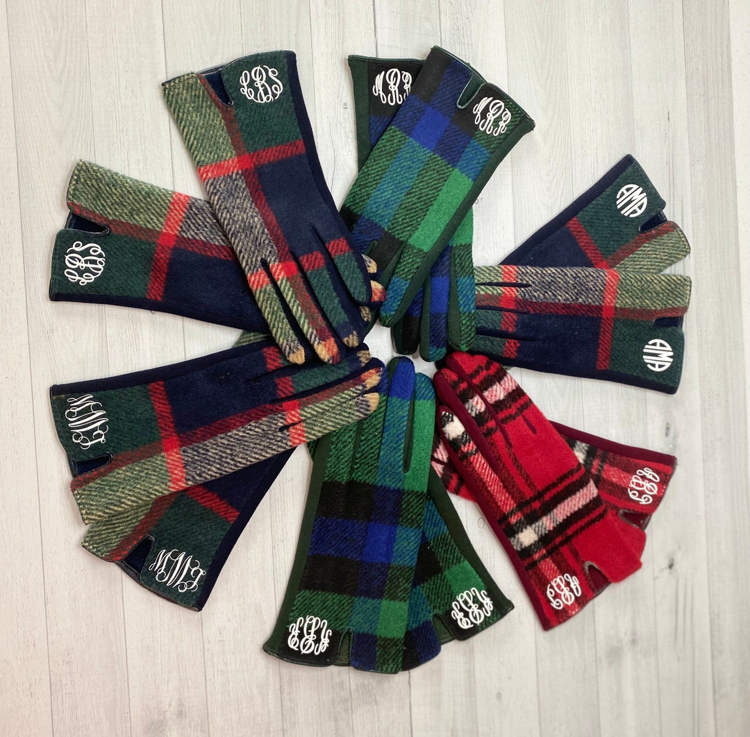 Monogrammed Touch Screen Gloves / Monogrammed Winter Gloves ...